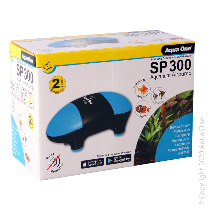 SP 300 Twin Outlet Air Pump 2 X 150L/HR — Pet Superstore